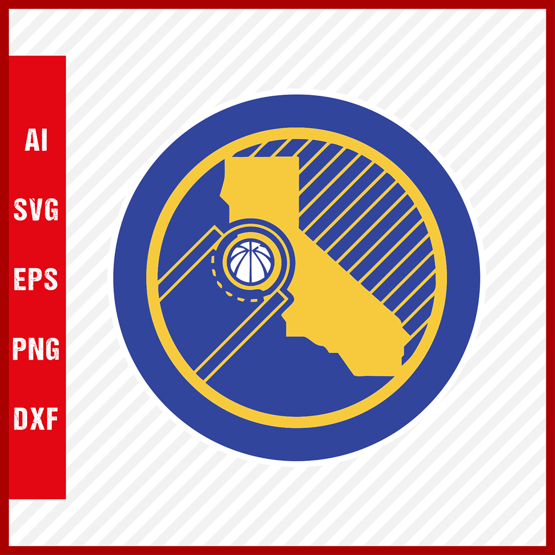 NBA Golden State Warriors Team Logo Svg Cut Files Basketball Clipart ...