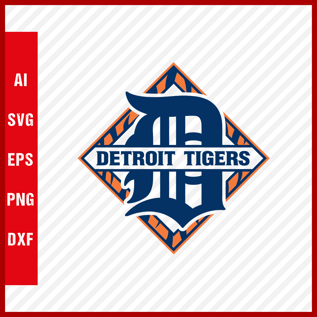 Detroit Tigers Logo MLB Svg Cut Files Baseball Clipart ...