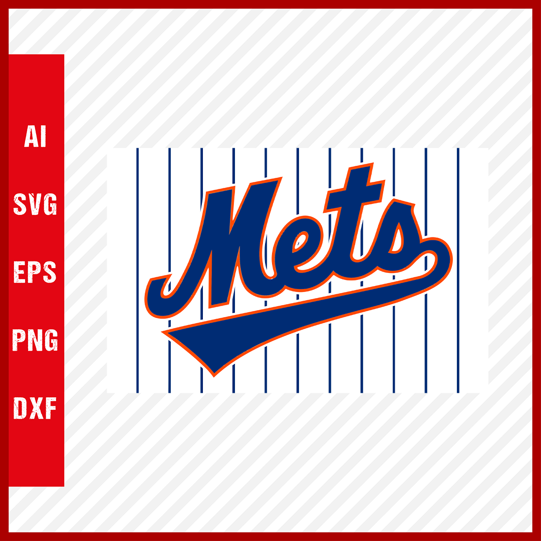 New York Mets Logo MLB Svg Cut Files Baseball Clipart – Creativedesignmaker