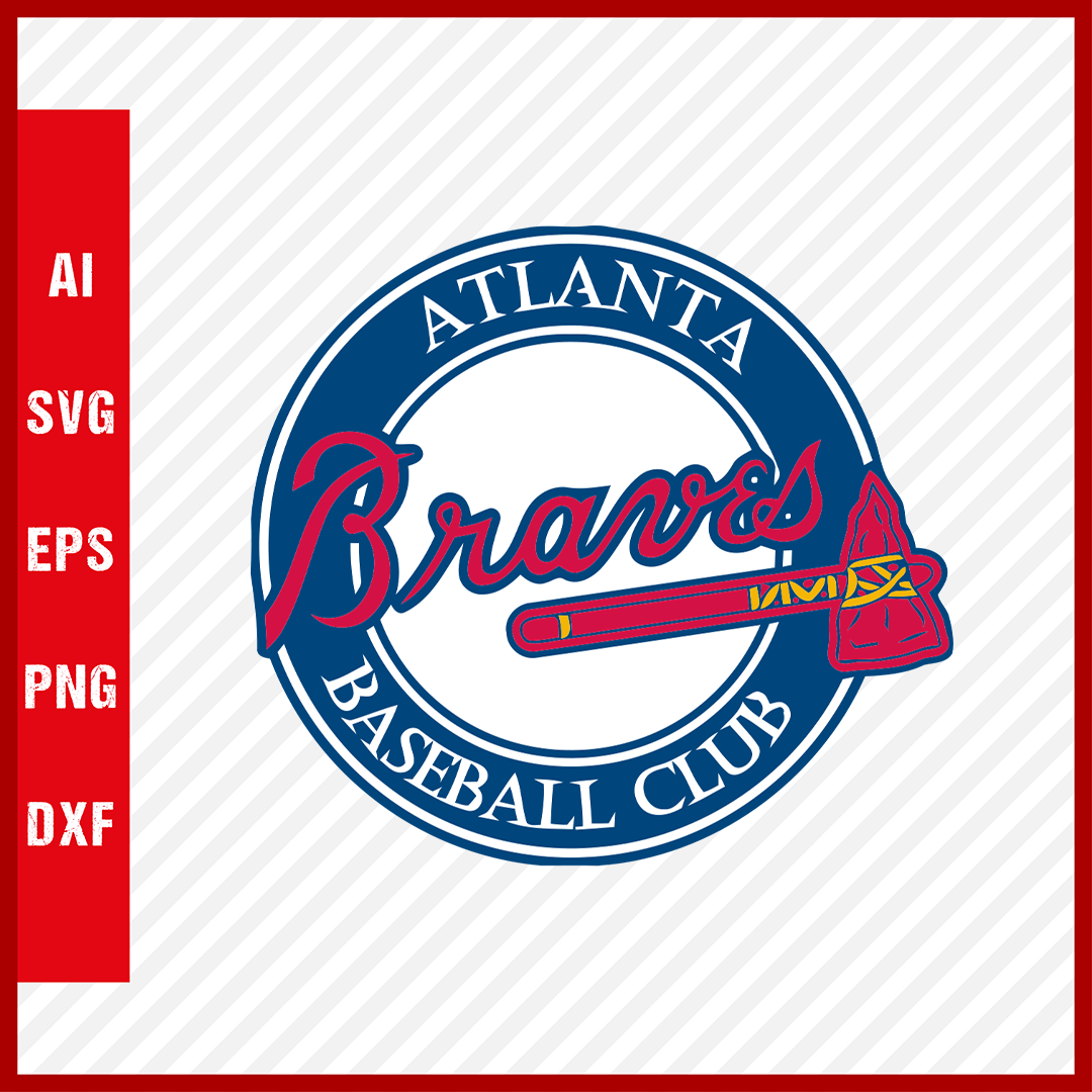 Atlanta Braves MLB Logo svg Cut Files Baseball Clipart ...