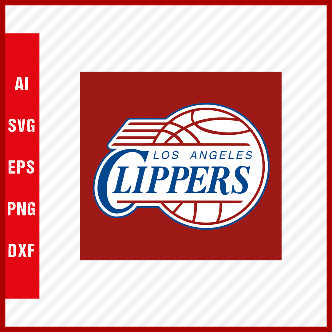 NBA Los Angeles Clippers Logo Svg Cut Files Basketball Clipart ...