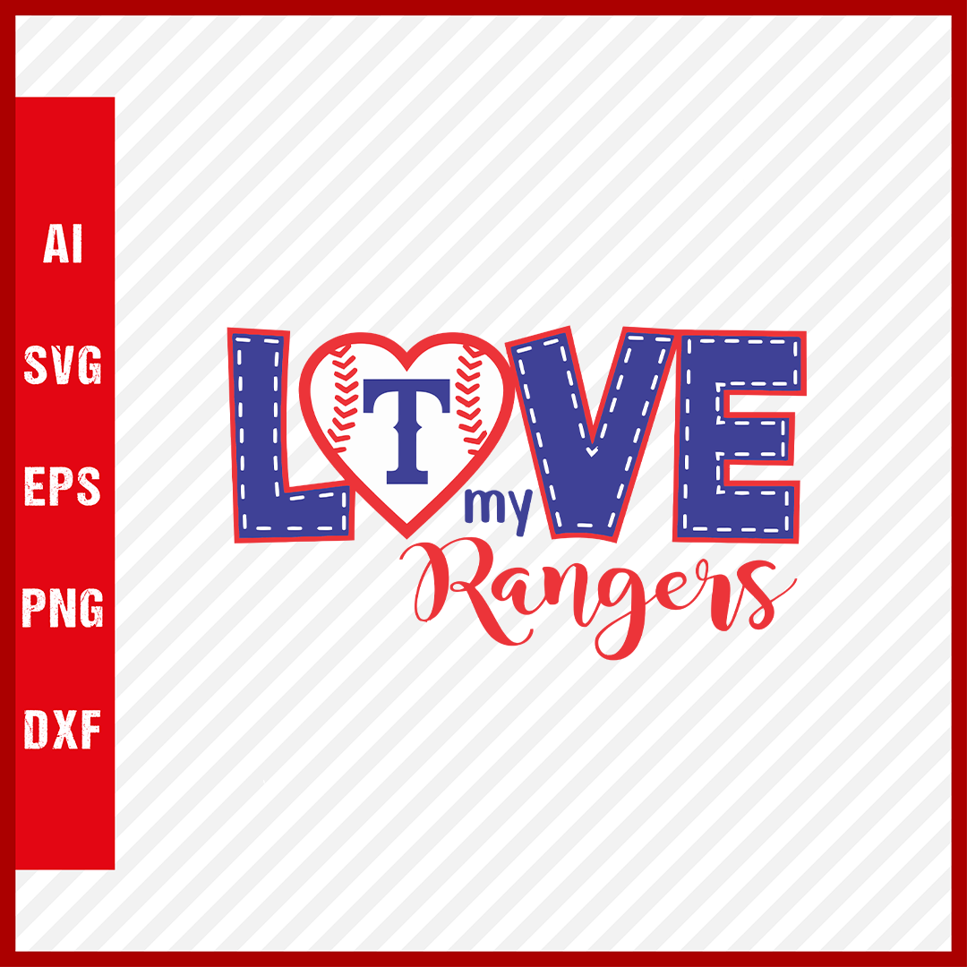 Rangers Logo MLB Svg Cut Files Baseball Clipart – Creativedesignmaker