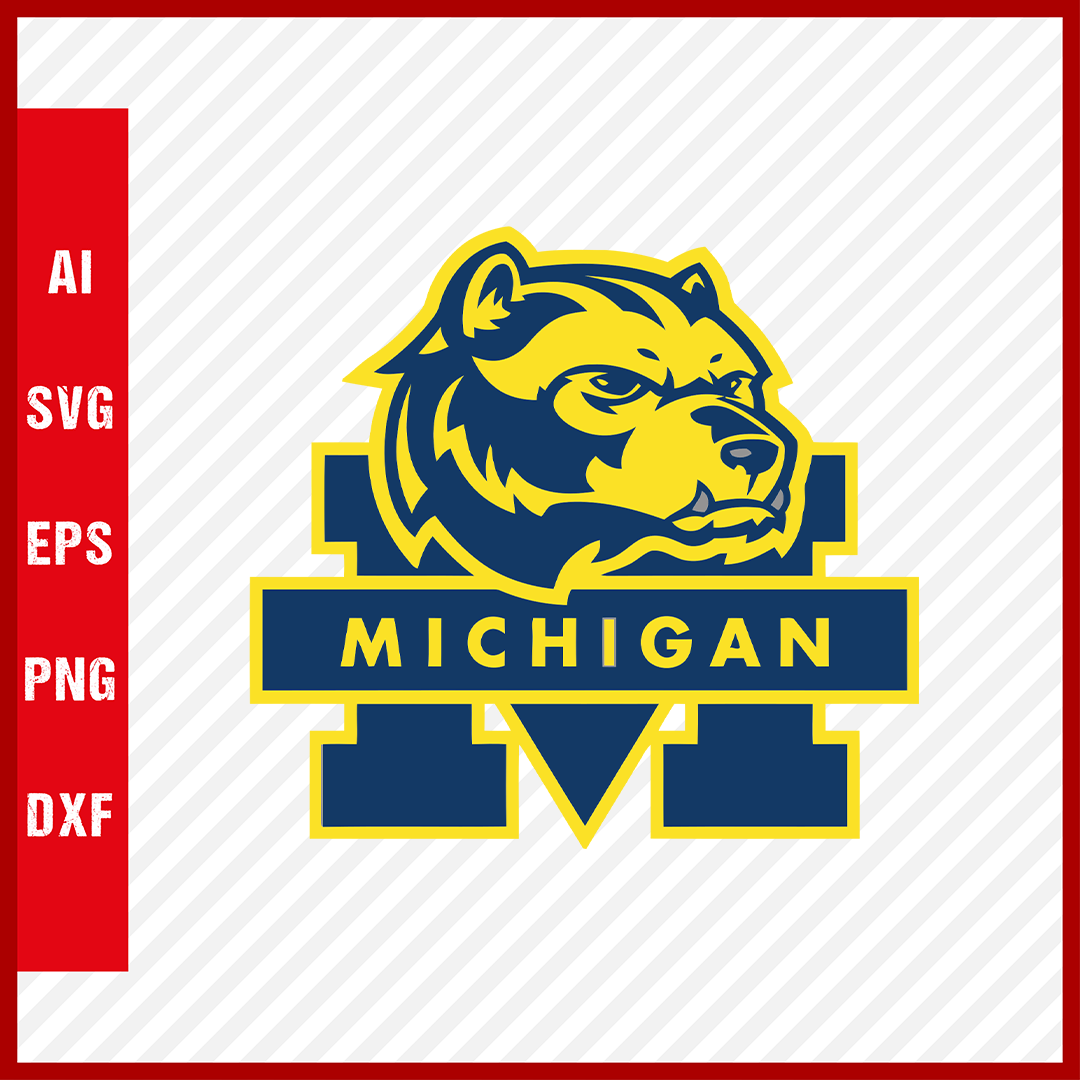 Michigan Wolverines Logo svg NCAA National Collegiate Athletic Associa ...