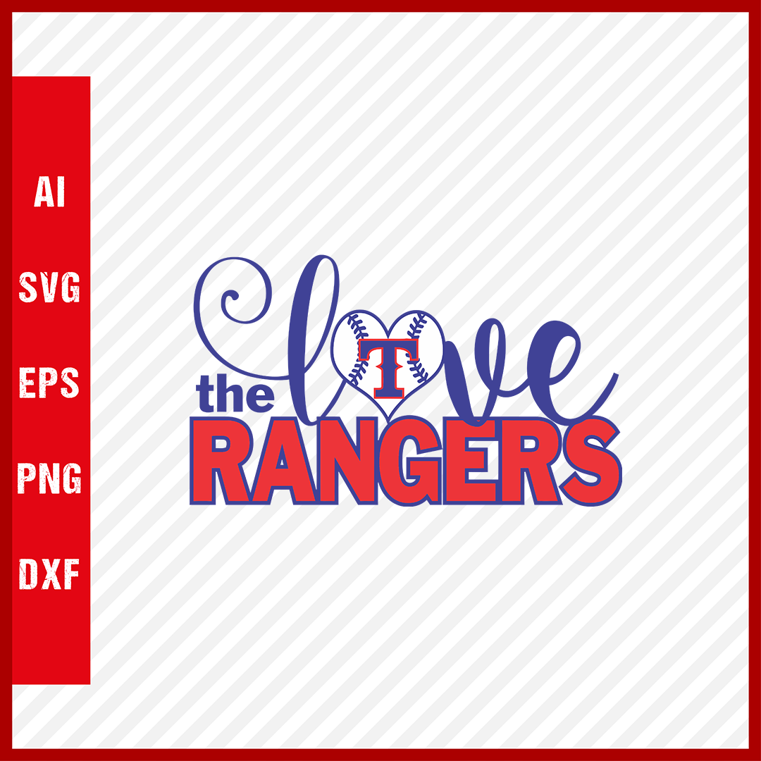 Rangers Logo MLB Svg Cut Files Baseball Clipart – Creativedesignmaker