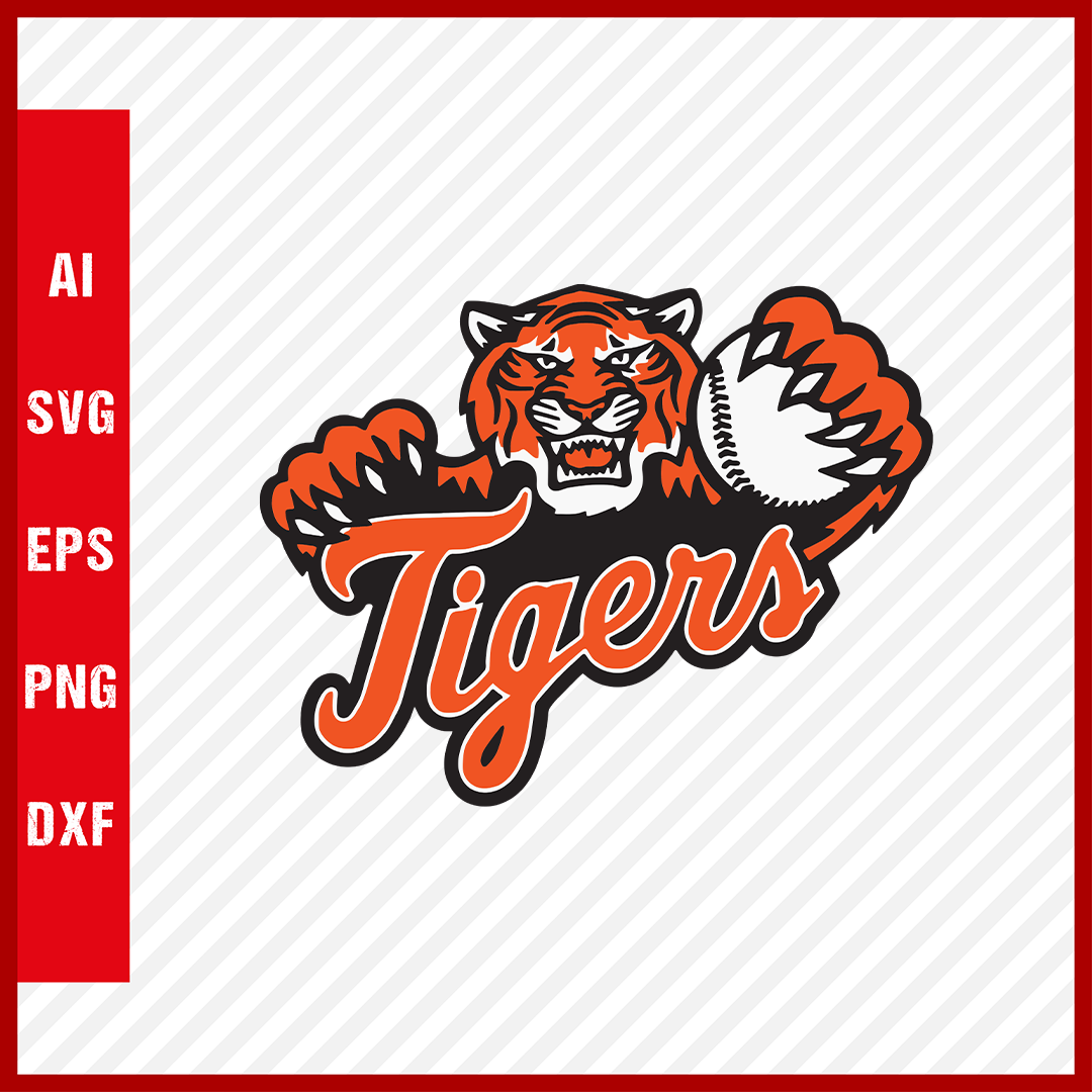 Detroit Tigers Logo MLB Svg Cut Files Baseball Clipart ...