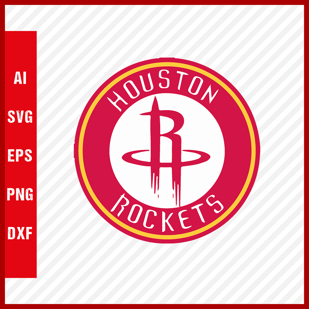 NBA Houston Rockets Logo Svg Cut Files Basketball Clipart ...