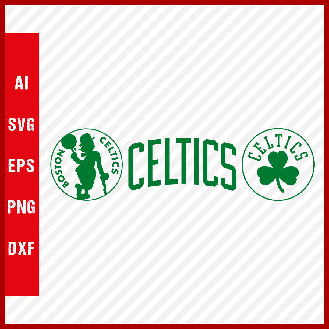 Boston Celtics Logo NBA Svg Cut Files Basketball Clipart ...
