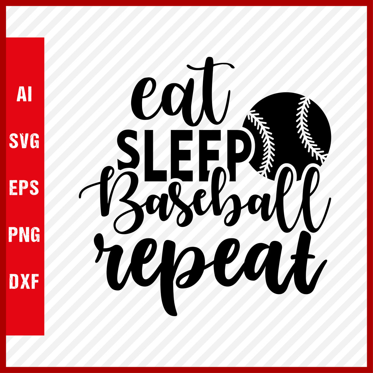 Baseball T-Shirt & Svg Cut File, MLB SVG, Baseball SVG, Softball SVG ...
