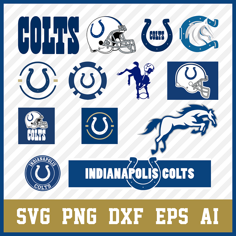 Indianapolis Colts Logo Clip Art Indianapolis Colts Football SVG Logo
