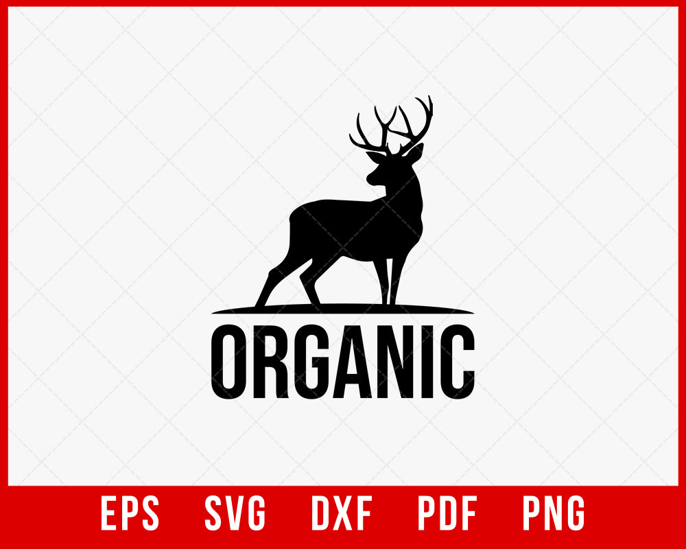 Organic Meateater Deer Hunt SVG Cutting File | Creative Design Maker ...
