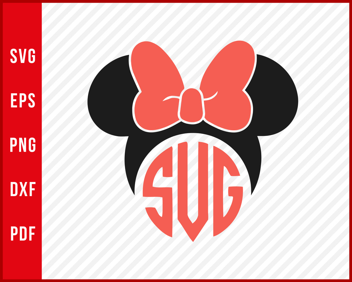Mickey Monogram Disney svg – Creativedesignmaker
