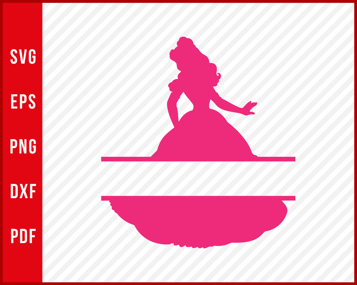 Disney Princess Monogram svg – Creativedesignmaker