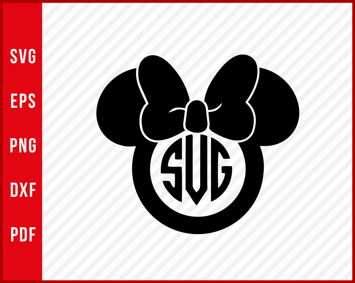 Mickey Monogram Disney svg – Creativedesignmaker